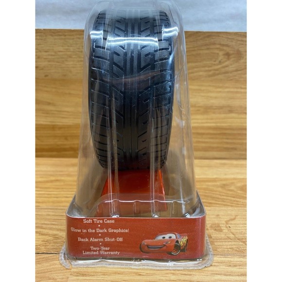 Cars | Accents | Disney Pixar Cars Tire Alarm Clock Glows In The Dark ...